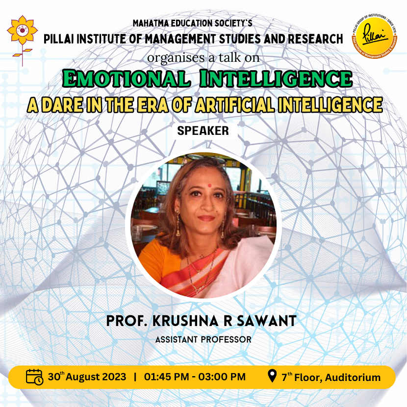Session on “Emotional Intelligence: A Dare in the Era of Artificial Intelligence” - MDP | Pillai ...